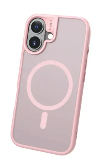 iPhone 16 series - TUFF8 GlideGuard Rugged Back Case (Pink) – SmartCell ...